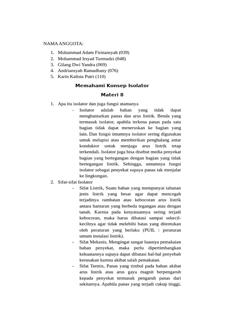 Resume Materi 8 | PDF