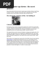 Colussus Computer | PDF | Computer Science | Cryptography