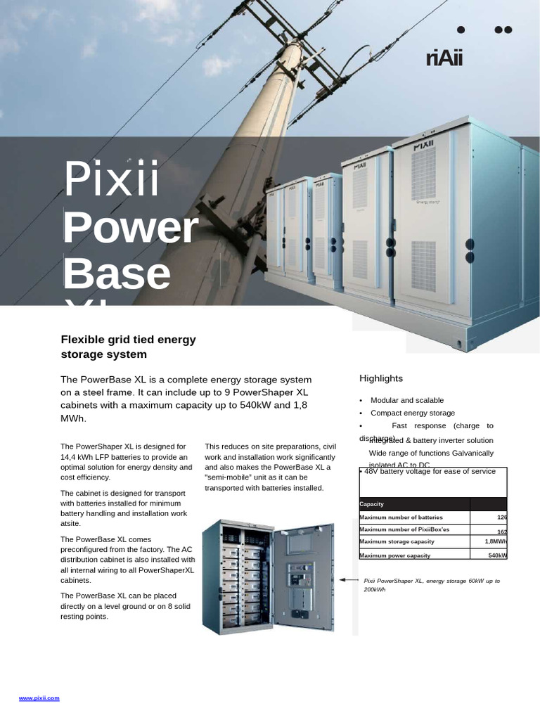 2024-09-27 Ver.2.3 PowerShaper PowerBase XL | PDF | Electrical Grid | Energy Storage