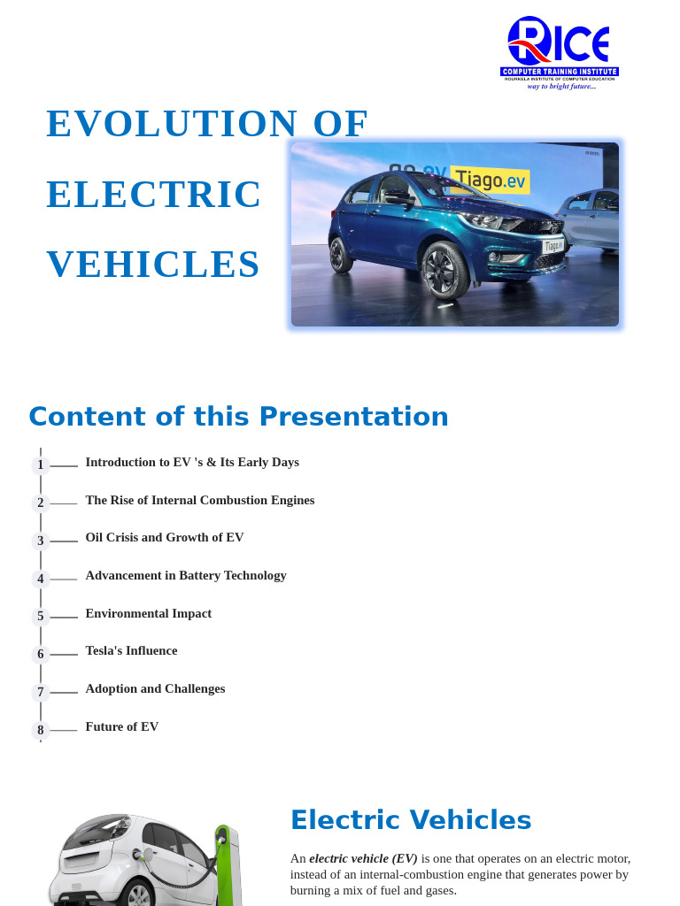 Evolution of Electric Vehicles (A. Devsa) | PDF | Electric Vehicle ...