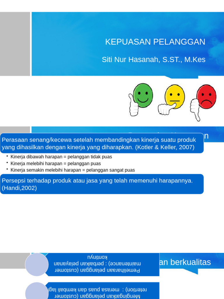 Kepuasan Pelanggan | PDF