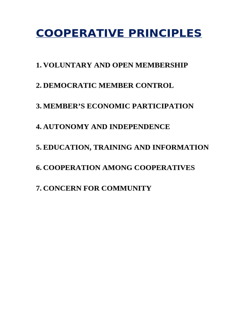 Cooperative Principles | PDF