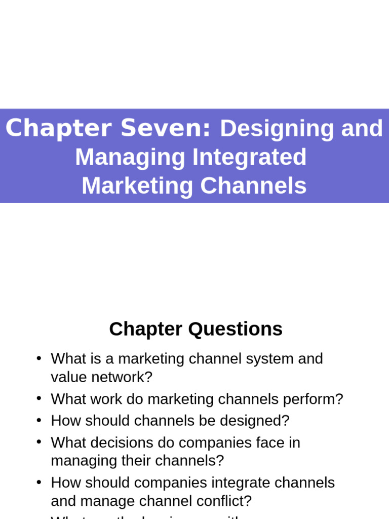 MM - Chapter 7-1 | PDF | Marketing | Business