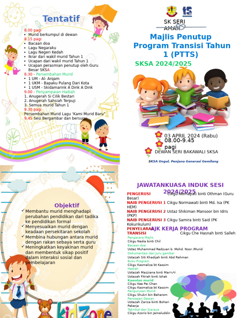 Brochure Majlis Transisi | PDF