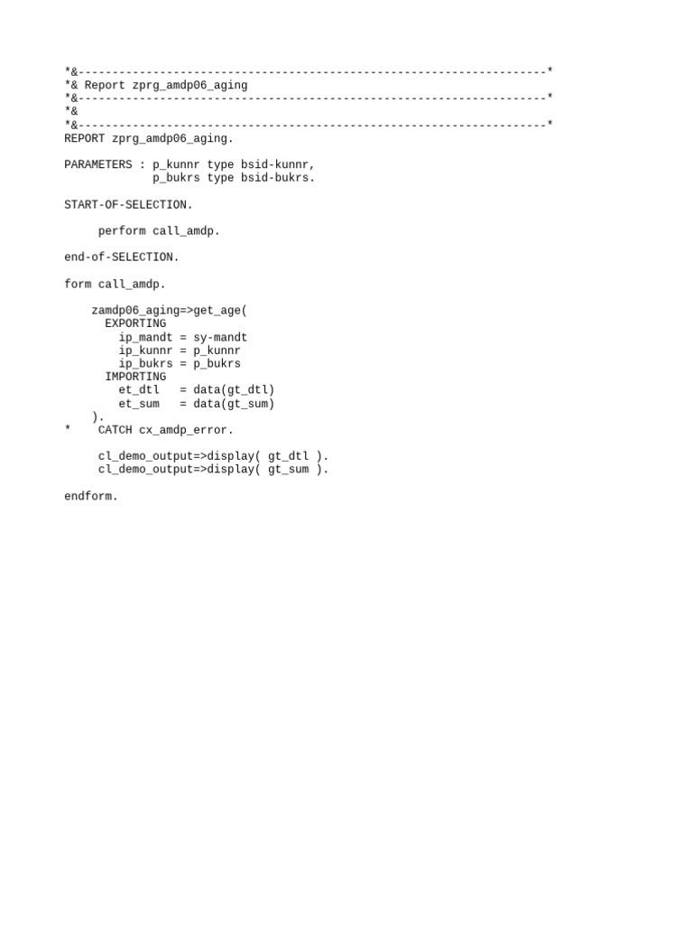 ZPRG Amdp06 Aging | PDF