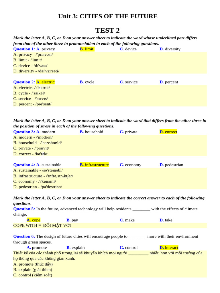 BỘ TEST GLOBAL SUCCESS 11 - FORM 2025 (File word + Key chi tiết) (C11 ...