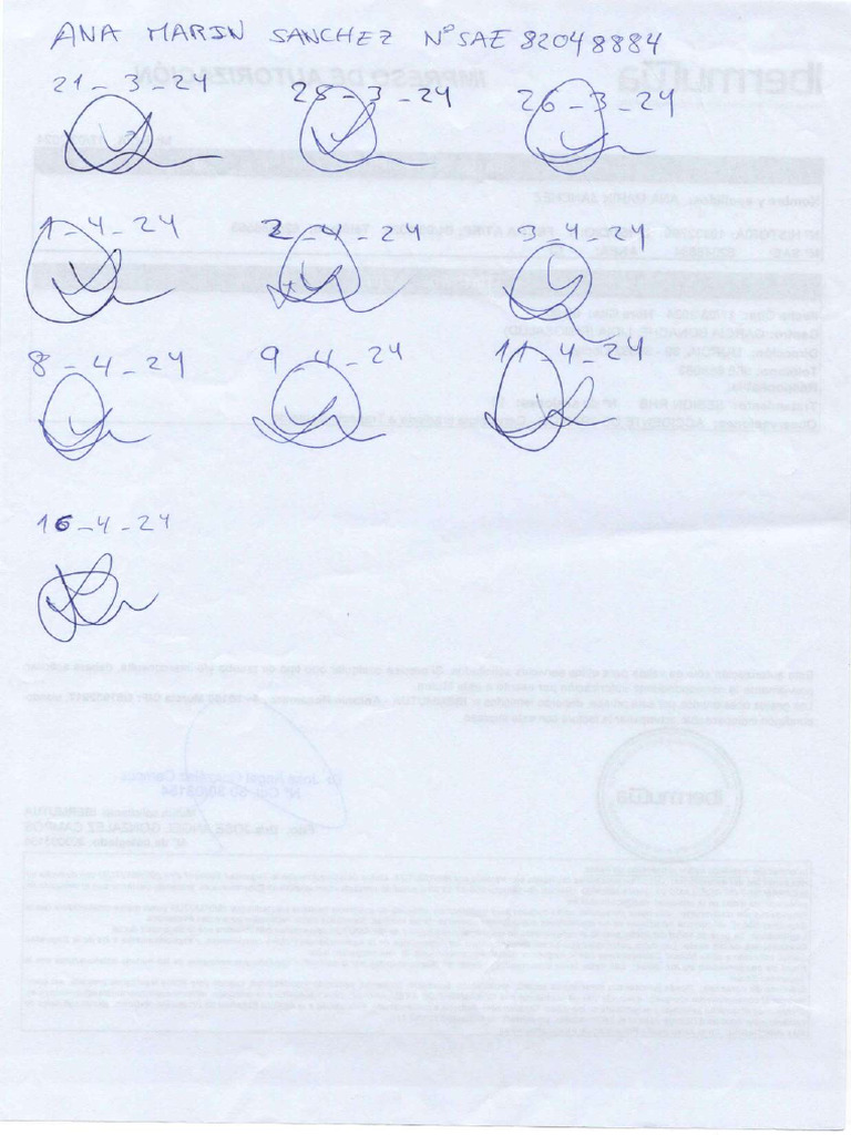 Firmas Ana Marin Sanchez FACT 045 | PDF