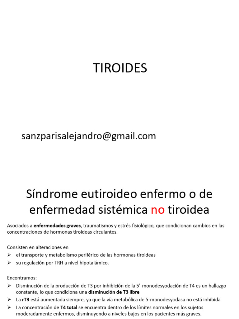 TIROIDES | PDF | Hipertiroidismo | Tiroides