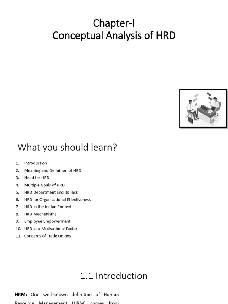 HRD-M1-Conceptual Analysis of HRD | PDF | Employee Retention | Mentorship