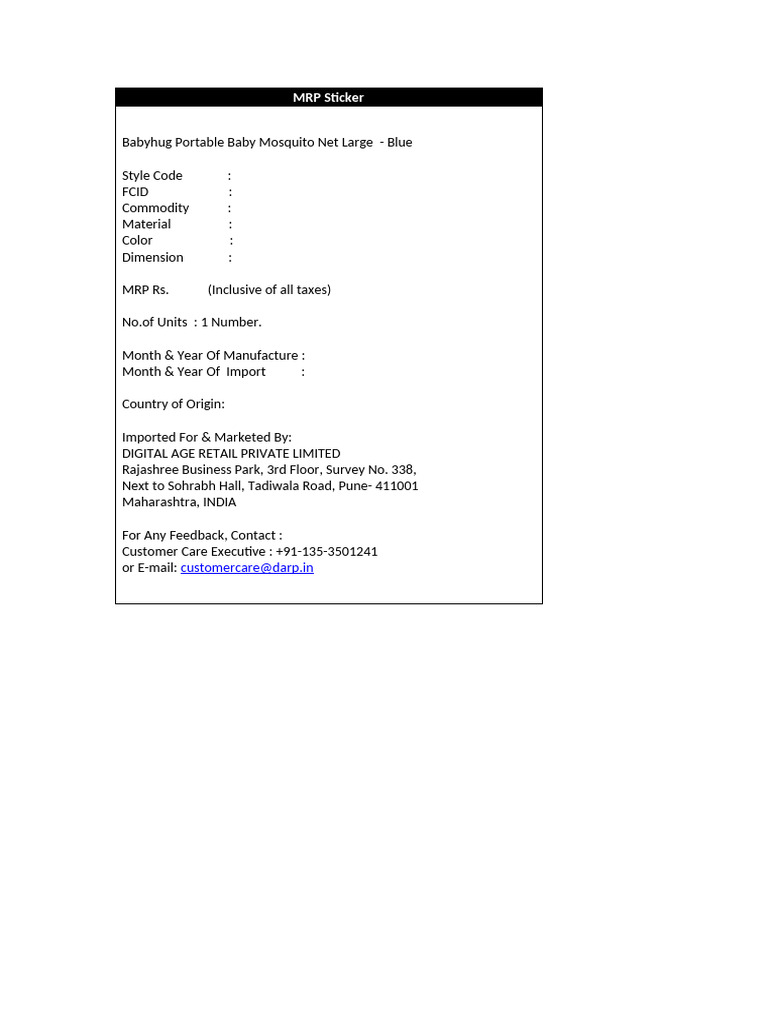 MRP LL1 | PDF