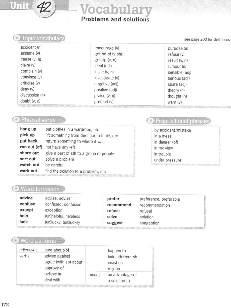 Grammar and Vocabulary 14.2 Units 42 and R14 | PDF