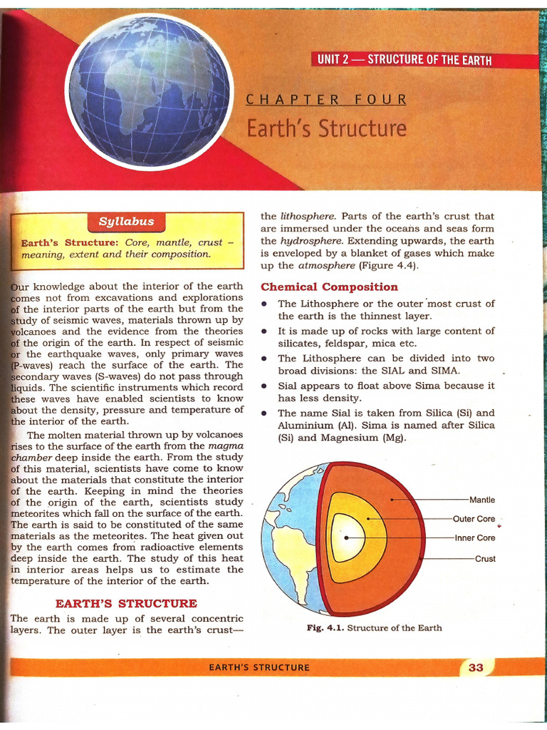 Chap 4. Earth's Structure | PDF