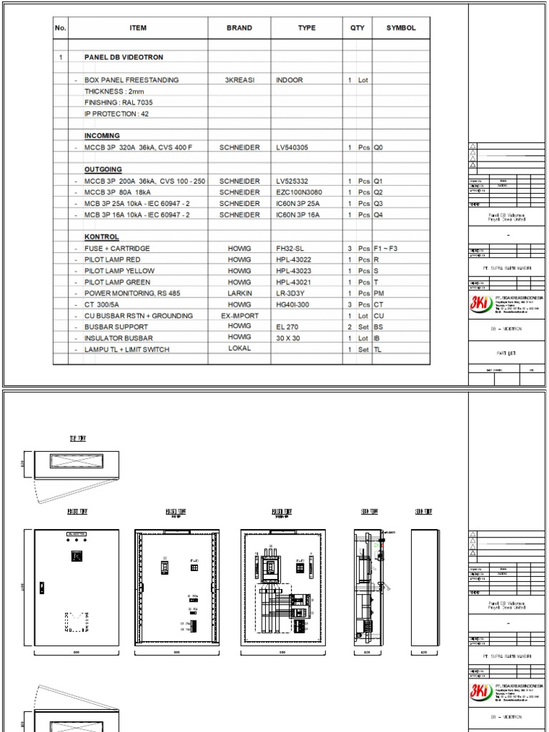Panel Db-Vidiotron | PDF