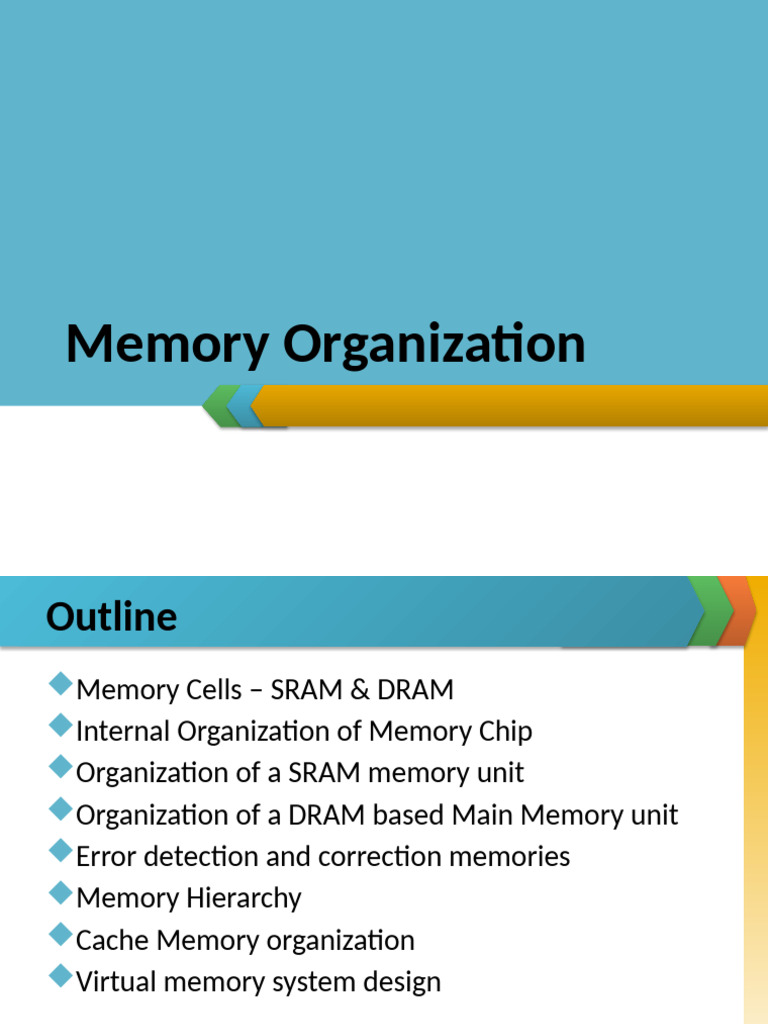 Memory Organization | PDF | Cpu Cache | Dynamic Random Access Memory