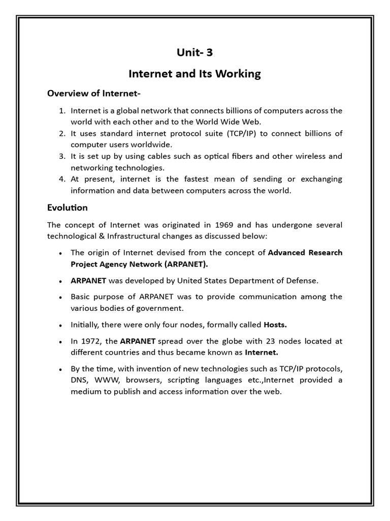 Unit 3 Bba | PDF | Search Engine Indexing | Computer Network