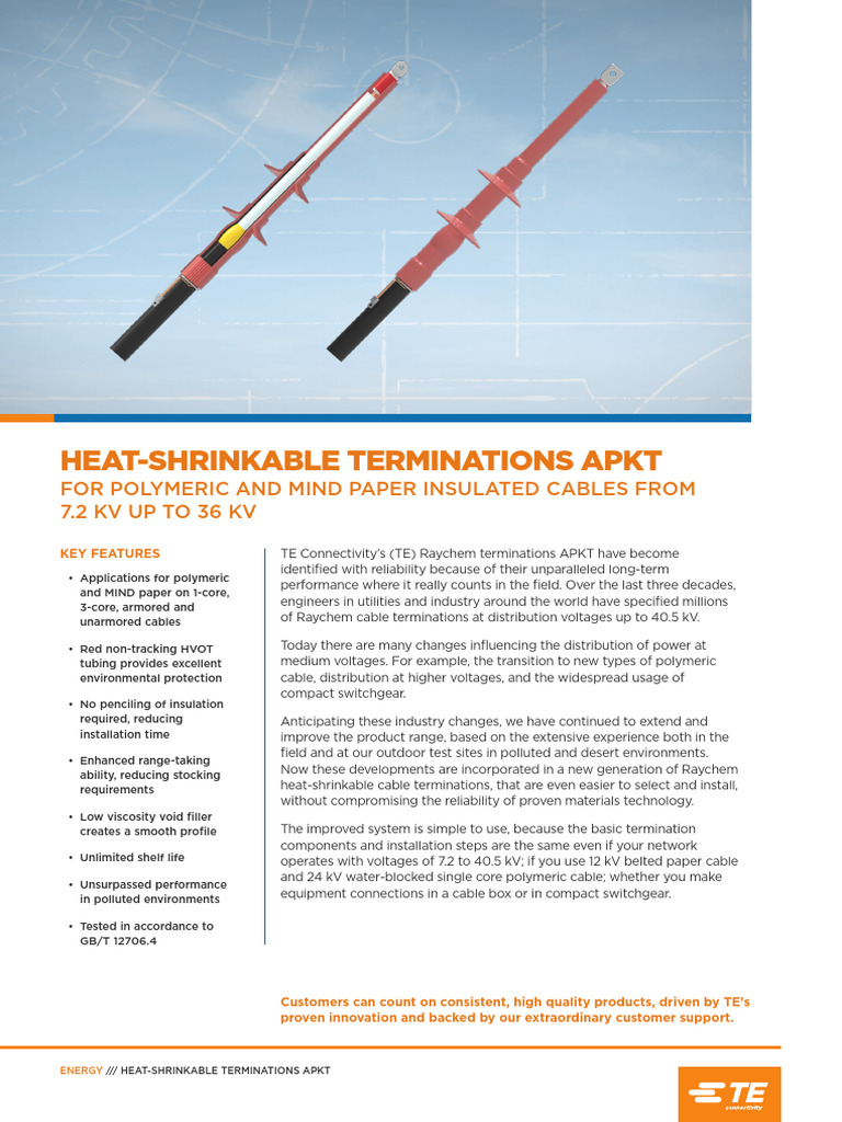 APKT Up To 36kV Termination Kits Complete Data | PDF | Implied Warranty ...