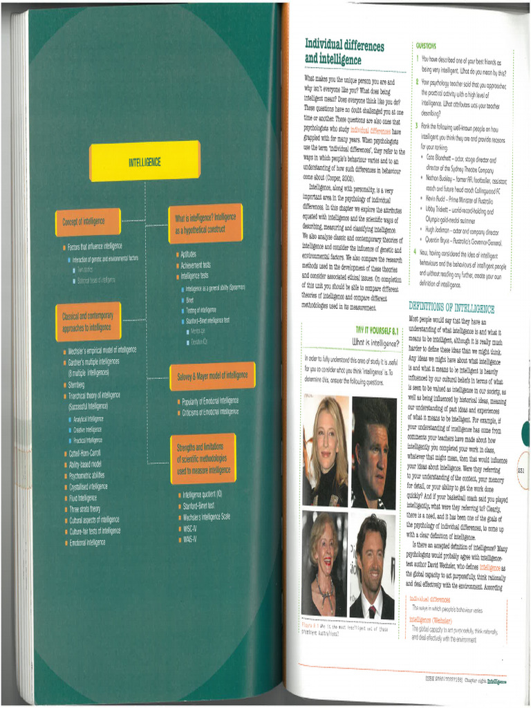 Intelligence Chapter | PDF