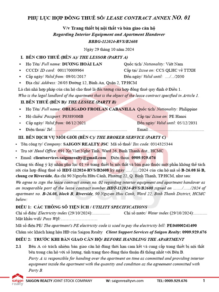 (RVS B-26.08) Annex 01 - V1 - 22102024 | PDF