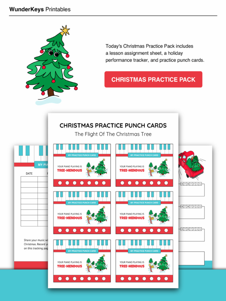 Christmas Tree Practice Pack | PDF