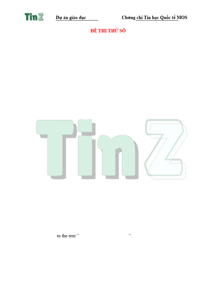 Đề thi thử số 3 | PDF | Page Layout | Computing