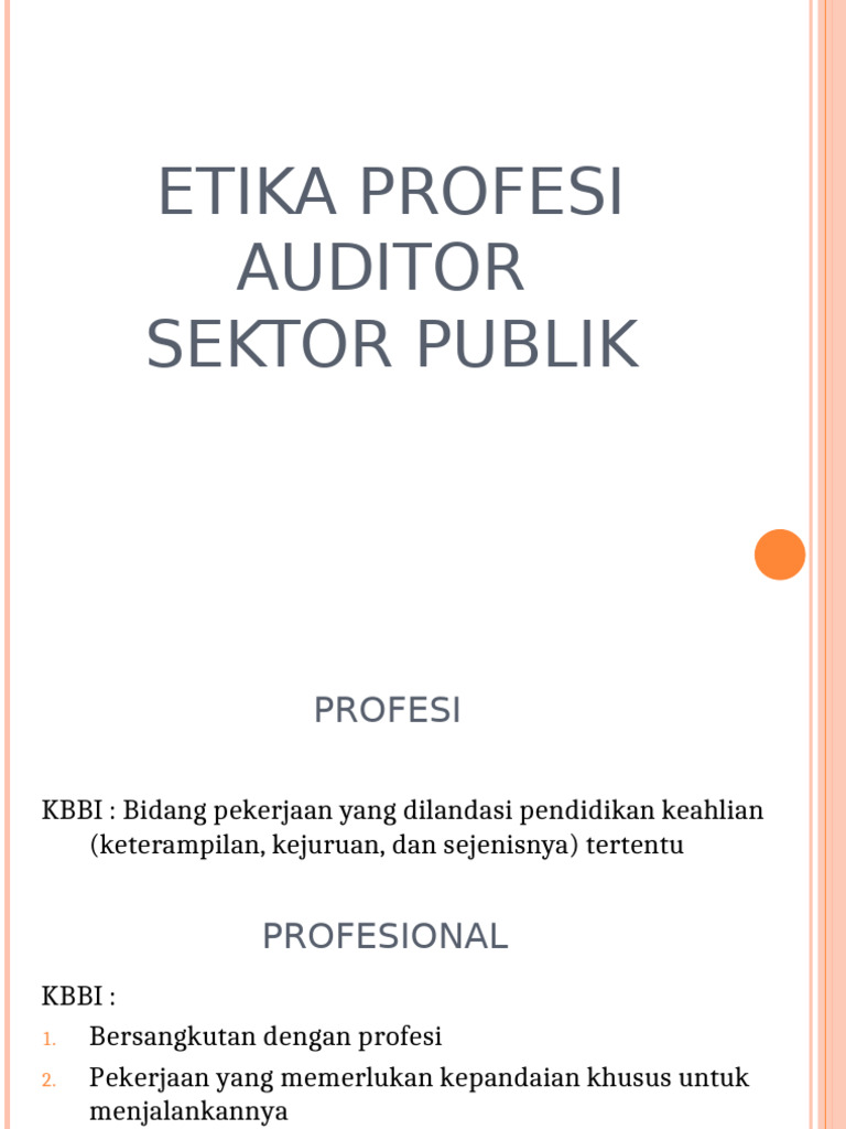 Pertemuan 5, Etika Profesi | PDF