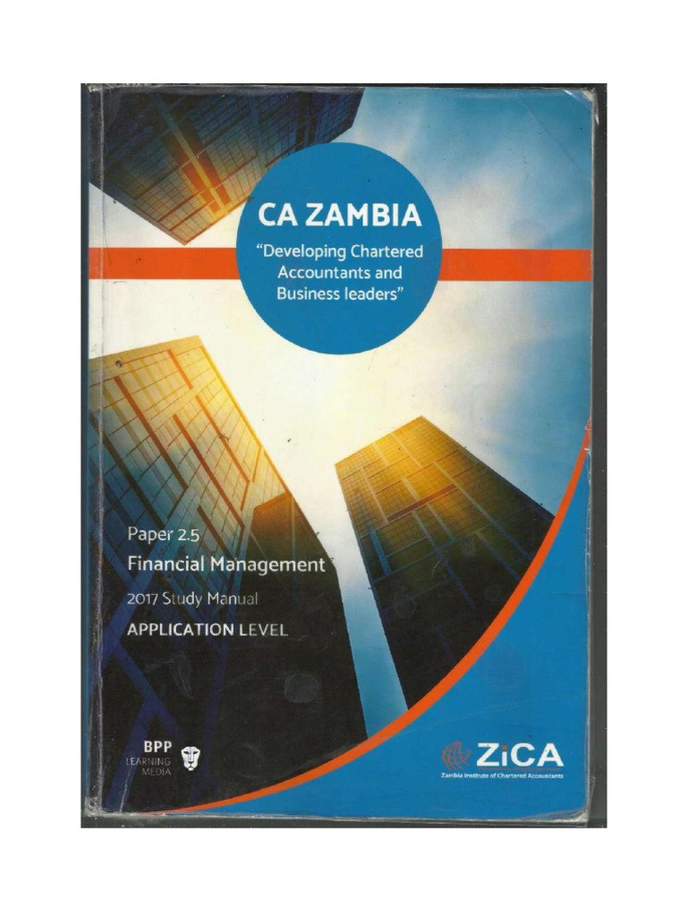 CA 2.5 Part 1 Financial Management | PDF