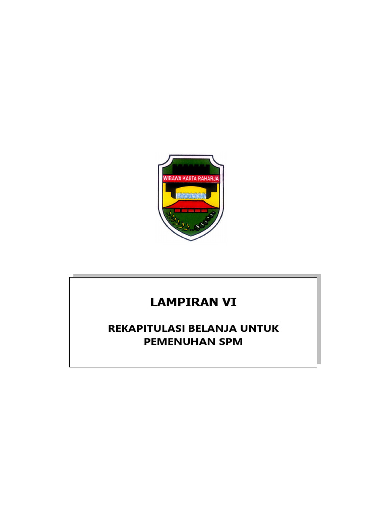 Rekap Belanja SPM Purwakarta 2024 | PDF