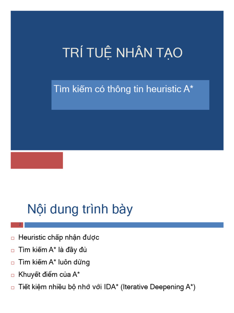 TTNT - 04 - Heuristic - Astart 31.8.23 | PDF