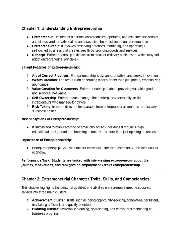 ENTREP | PDF | Entrepreneurship | Business