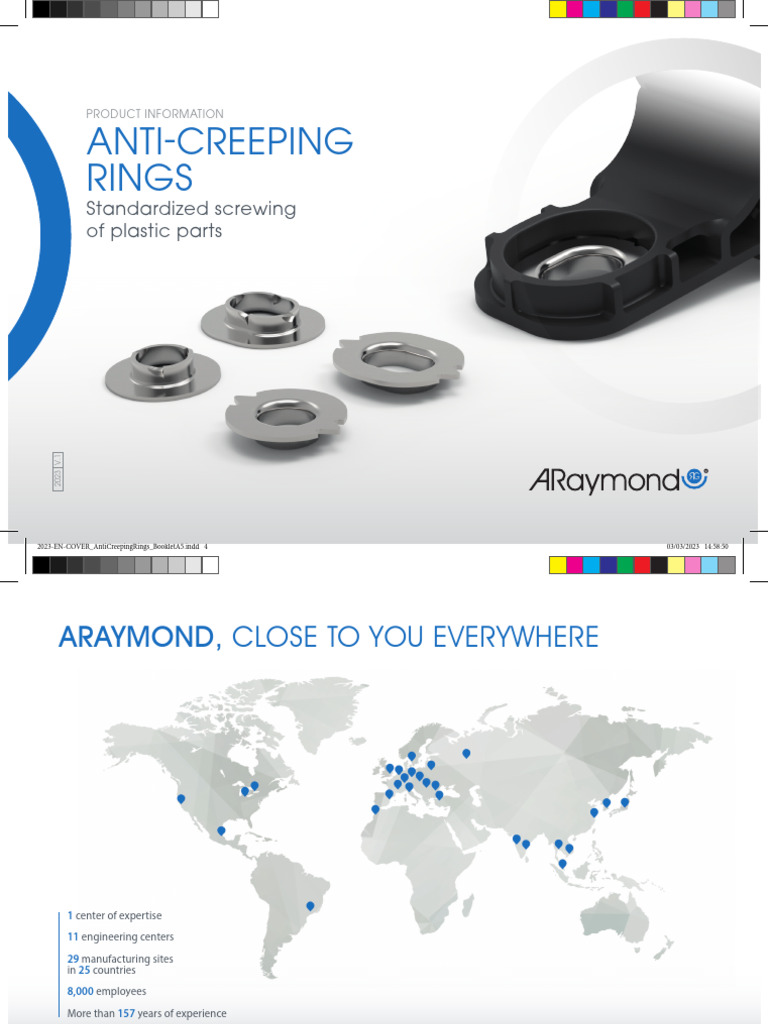 Anti-Creeping Rings by Araymond | PDF | Screw | Mechanical Engineering