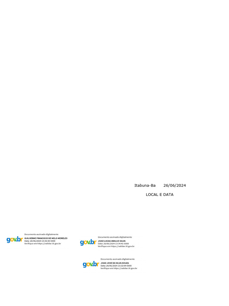 Requerimento Assinado Assinado Assinado | PDF