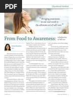 Script Mindful Eating | PDF | Mouth | Senses