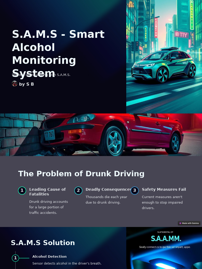 SAMS Smart Alcohol Monitoring System | PDF
