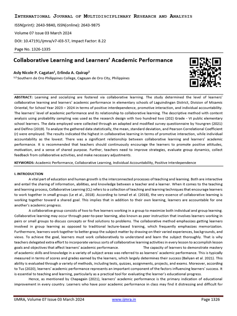 Learning | PDF | Learning | Teachers