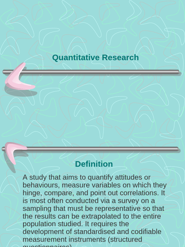 Quantitative Research | PDF | Randomized Controlled Trial | Cohort Study