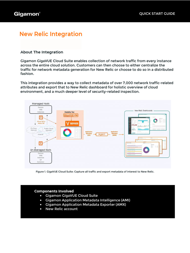 Gigamon New Relic Integration Quick Start Guide | PDF | Metadata | Cloud Computing