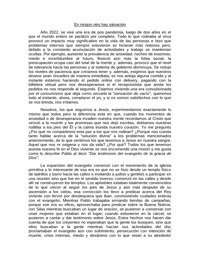 Articulo. Rocio Dinter | PDF | Jesús | Pablo el apóstol