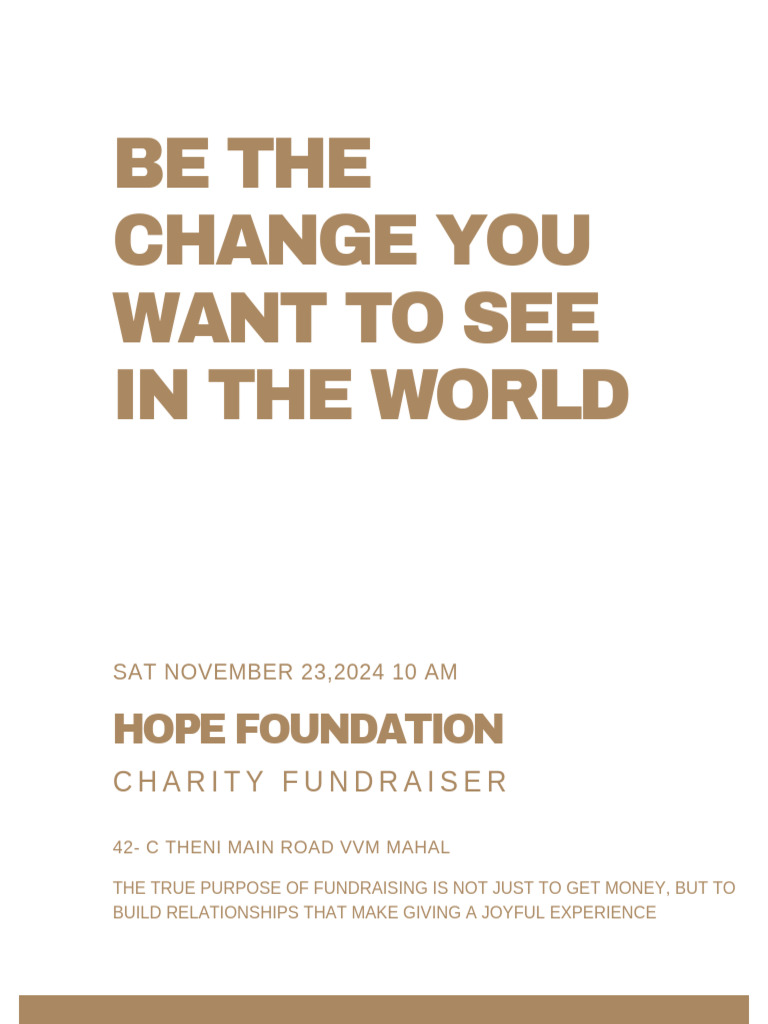 Charity Found Raise Poster | PDF