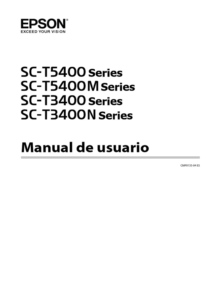 Manual SC T5400M | PDF | Impresora (Computación) | Apple Inc.