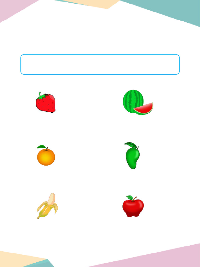 Fruits 1 | PDF