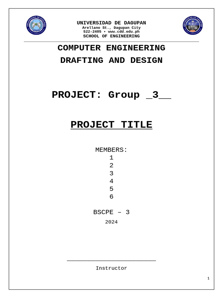 Project Docu FormatDrafting | PDF