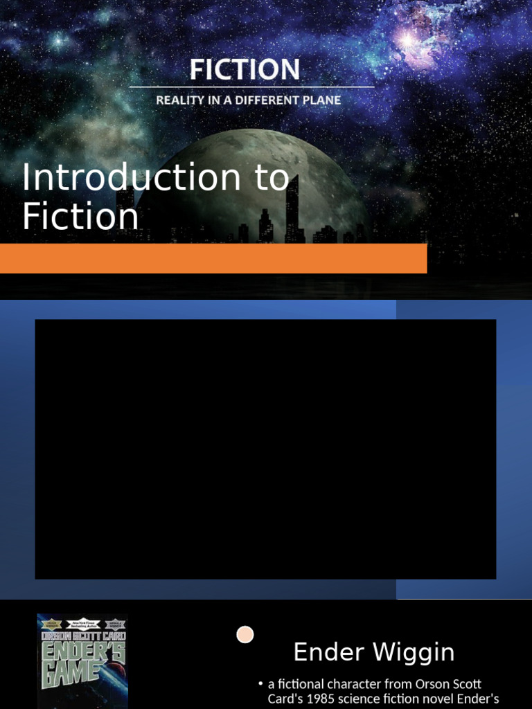 Introduction To Fiction | PDF | Narrative | Novella