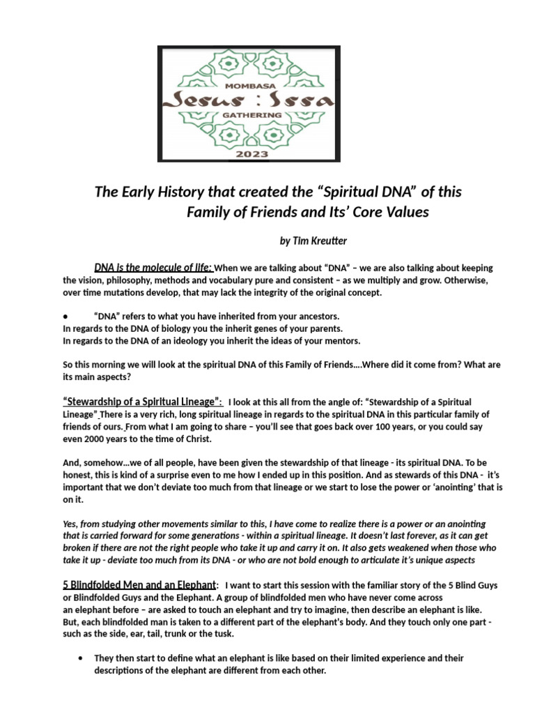 2cd Talk Notes Jesus-Issa | PDF | Prophets And Messengers In Islam | Jesus