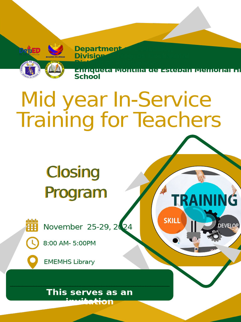 Inset Closing Program | PDF | Education Theory | Behavior Modification