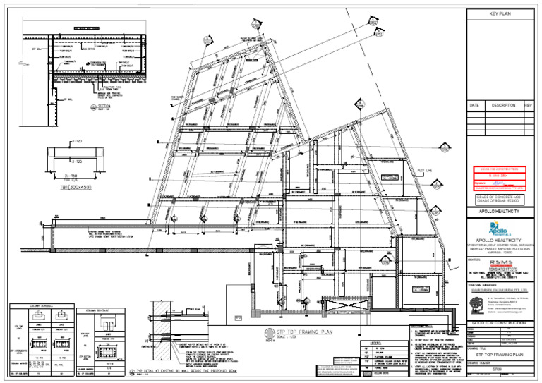 S709 - STP Top Framing Plan | PDF | Structural Engineering | Composite Material