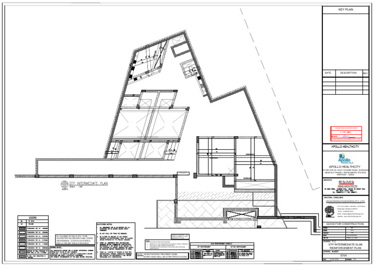 s704 - STP Intermediate Slab Reinforcement Plan | PDF | Structural ...