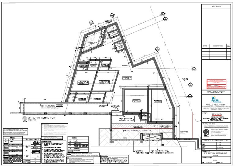 s701 - STP Bottom Setting Out Plan | PDF