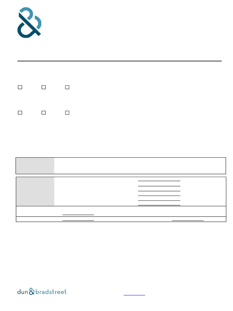 DUNS Number Application Form - MY | PDF | Business Economics | Economies