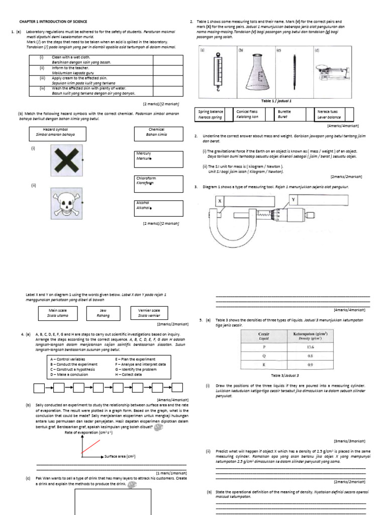 Module Science Form 1 | PDF