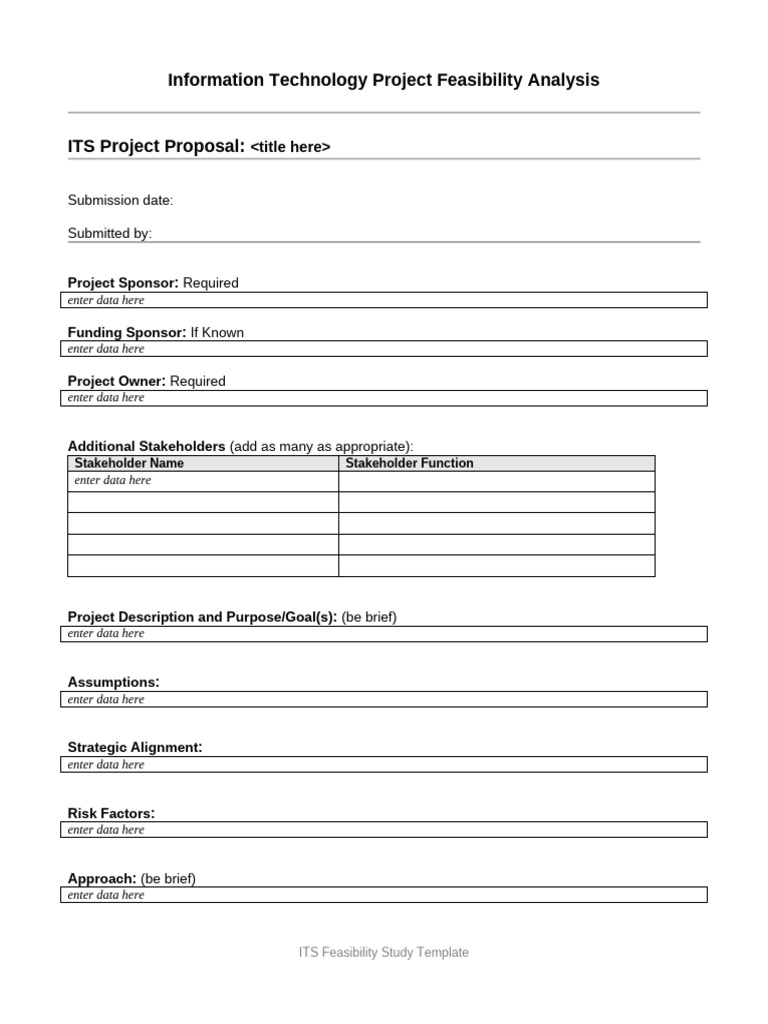 IT Project Feasibility Analysis | PDF